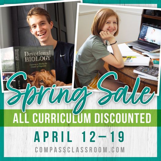 Last Day of Compass Classroom Homeschool Curriculum Spring Sale! Plus ...